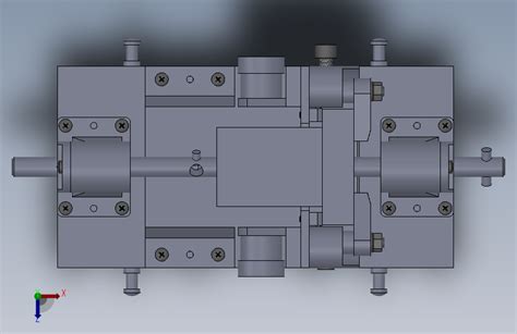双支撑镗床夹具带浮动镗杆 SOLIDWORKS 2010 模型图纸下载 懒石网
