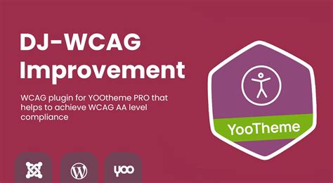Dj Wcag Improvement Joomla Plugin