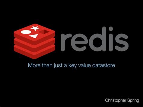 Redis Overview For Software Architecture Forum Key