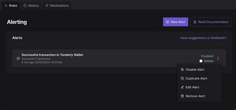 Alerting Quickstart Guide Tenderly Documentation