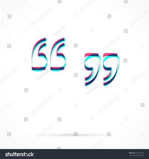 Quotation Marks Symbol Hand Drawn Blue Stock Vector Royalty Free 616691600 Shutterstock
