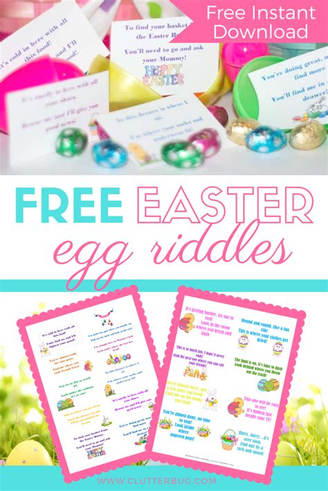 Easter Egg Stravagenza New Easter Egg Riddles Decorating And Basket