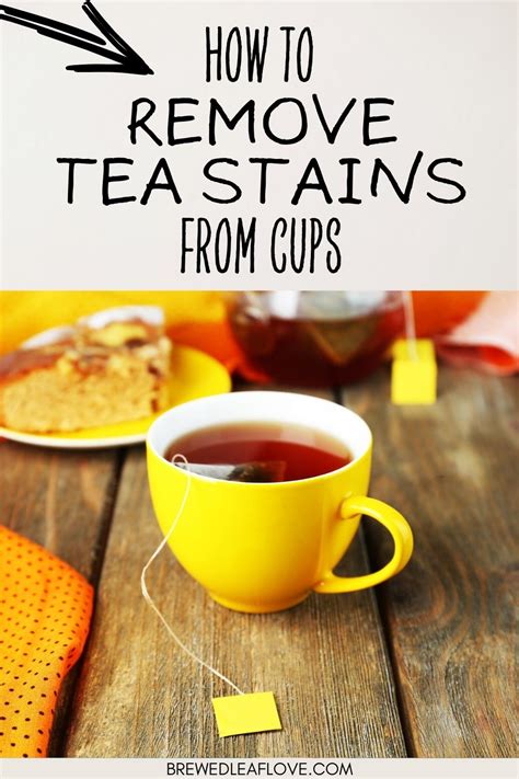 How To Remove Tea Stains From Cups Brewed Leaf Love