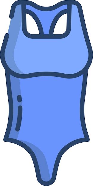 Premium Vector Swimsuitsolid Linear Color Vector Illustration