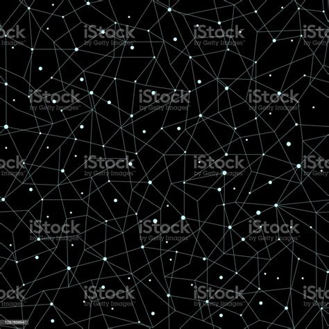 Neural Network Seamless Pattern Neural Network Of Nodes And Connections