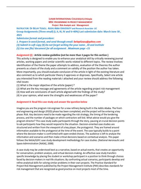 Assignmentproject Risk 40 1 Pdf Pdf