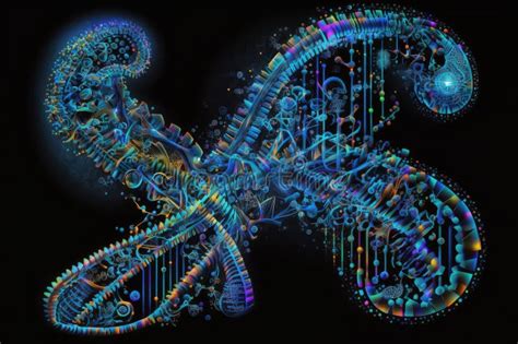 Genetic Programming Algorithm Generating Unique Solutions For Complex Problem Stock Illustration