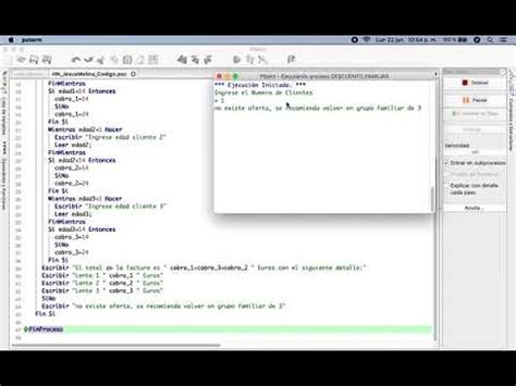Ejemplo Pseudocodigo YouTube