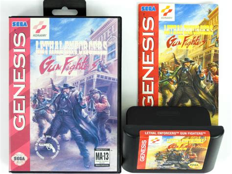Lethal Enforcers Ii 2 Sega Genesis Retro Mtl