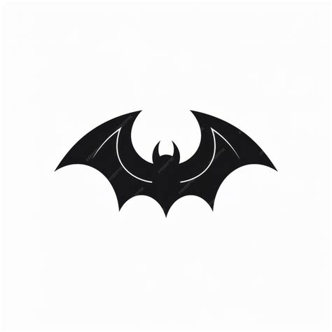 Premium Photo Minimalist Bat Symbol Icon Vector Illustration Crisp
