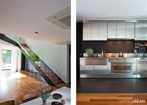 Baan Moom Modern House With Triangular Shaped Design Living Asean