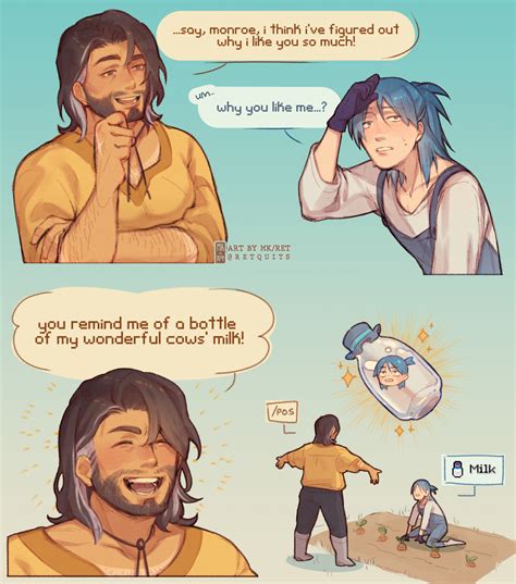 Player Character And Hayden Fields Of Mistria Drawn By Mk Ret Danbooru