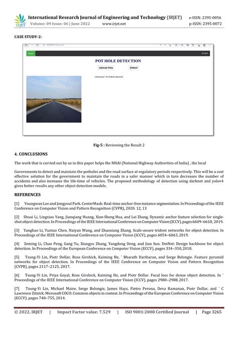Road Pothole Detection Using Yolov4 Darknet Pdf Artificial