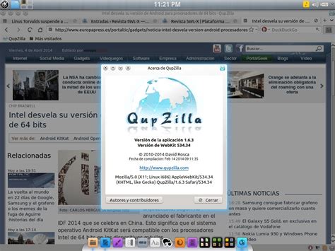 Compartiendo Aplicaciones Qupzilla Un Navegador Basado En Webkit Gutl