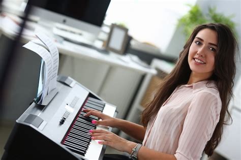 Premium Photo Perfect Lady Composing Music