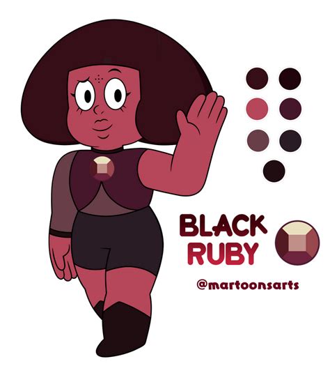 Steven Universe Oc Black Ruby By Martoonsarts On Deviantart
