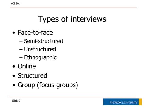 How To Conduct Qualitative Interviews Ppt