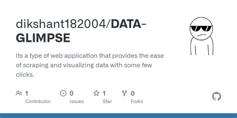 data glimpse web scraping py at main · dikshant182004 data glimpse · github