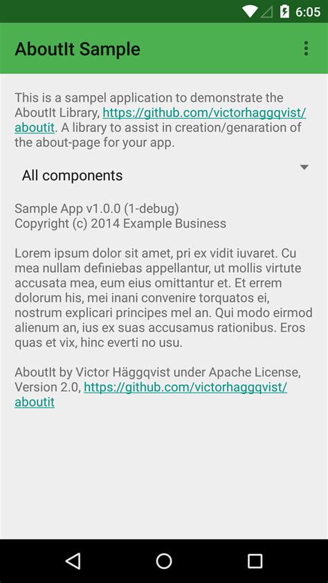the android arsenal credits aboutit