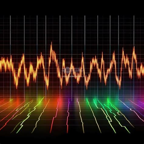 Premium Ai Image Oscilloscope Waveform On Its Screen Generative Ai