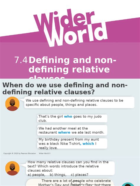 Defining And Non Defining Relative Clauses Pdf