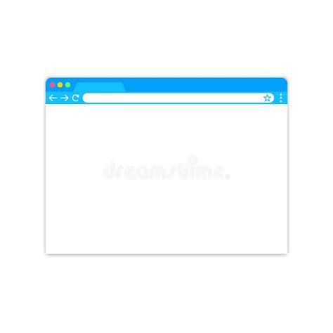 Browser Windowweb Browser In Flat Style Window Concept Internet Browser Mockup Screen Design