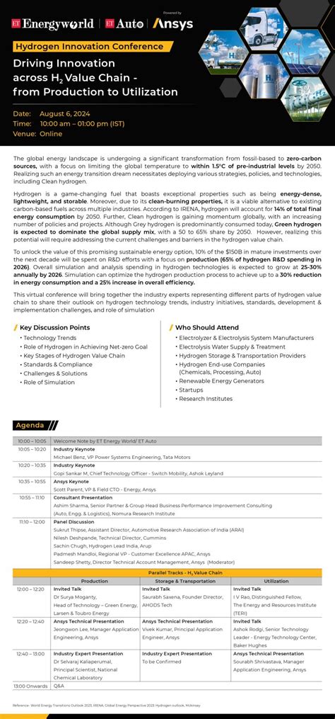 Aditi Dubey On Linkedin Join Us For The Ansys Hydrogen Innovation