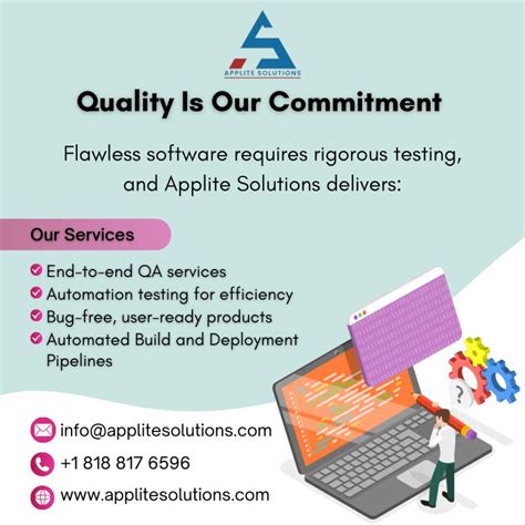 Softwaretesting Qualityassurance Flawlesssoftware Itsolutions… Applite Solutions Llc