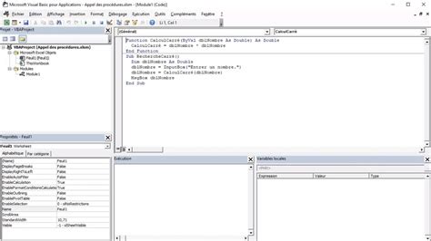 Meilleur Tuto Gratuit Excel 2016 Vba Perfectionnement Appel Dune