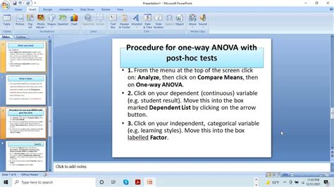 One Way Anova Analysis Using Spss In Amharic Ethiopia Youtube