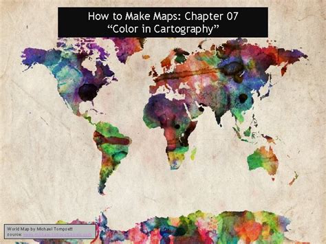 How To Make Maps Chapter 07 Color In