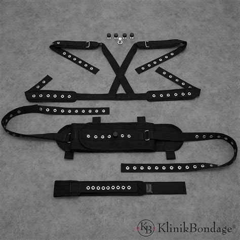 Shop Klinik Bondage Belly Bondage Set Black Bondage Belts By Klinik