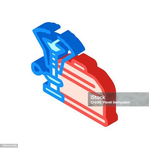 효율성 가스 버너 스토브 아이소 메트릭 아이콘 벡터 일러스트 레이 션 3차원 형태에 대한 스톡 벡터 아트 및 기타 이미지 3
