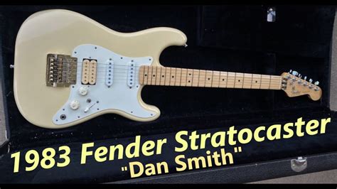 1983 Usa Fender Stratocaster Dan Smith With Kahler Bridge Youtube