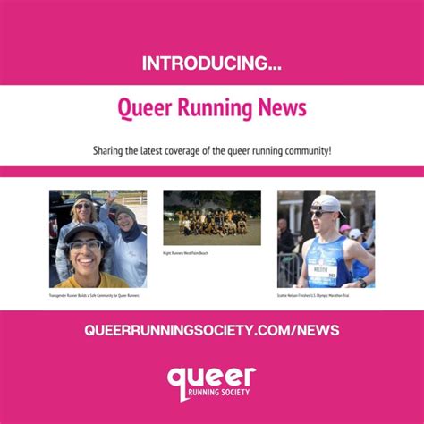 compiling all of the inspiring queer running news stories and updates