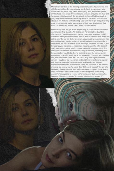 Gone Girl Amy Dunne Collage Gone Girl Quotes Gone Girl Aesthetic Movies