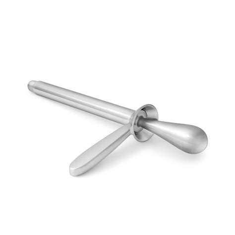 Brushed Steel Anal Protoscope Dilator