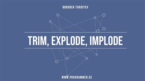 11 Trim Explode Implode Php Uz Youtube