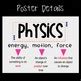 Physics Intro Poster By Real Ms Frizzle Teachers Pay Teachers