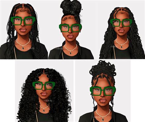 Best 12 The Ultimate List Of Sims 4 Black Hair Cc Braids Cornrows