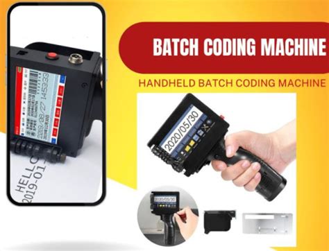 Polished 100 500kg Electric Handheld Batch Coding Machine For Pouch