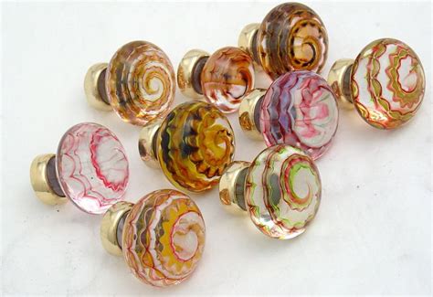 Artisan Glass Knobs By Merlin Glass