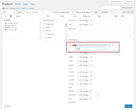 How To Use WooCommerce Bulk Edit To Update Products Prices LearnWoo