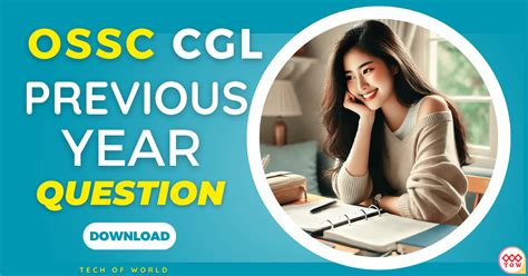 OSSC CGL Previous Year Question 2024 2023 Mains Free PDF