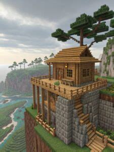 10 Minecraft Cliff House Ideas Epic Views And Inspiration