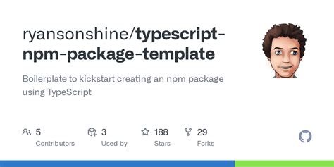 Typescript Npm Package Templatepackagejson At Main · Ryansonshinetypescript Npm Package