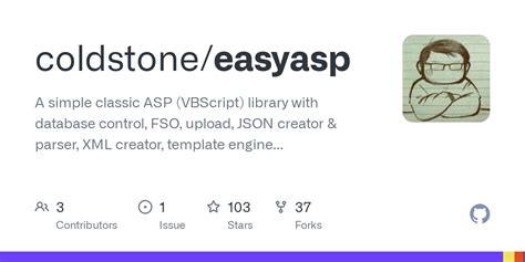 github coldstone easyasp a simple classic asp vbscript library