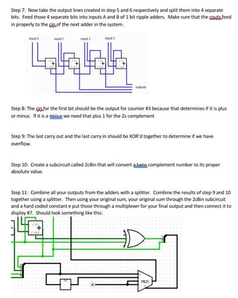 LOGISIM CALCULATOR ASSIGNMENT Steps 1 11 Plus An Chegg Com