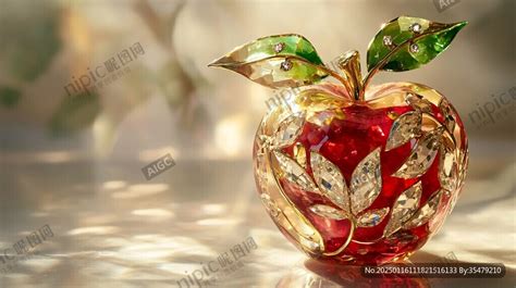 Ai创作图红色水晶苹果 苹果暖色背景 高清小苹果 玻璃苹果工艺品 圣诞节平安果 平安夜苹果 圣诞苹果视频 光影苹果 水晶苹果 苹果高脚杯暖色背景 果盘苹果暖色背景 平安夜红苹果 平安苹果