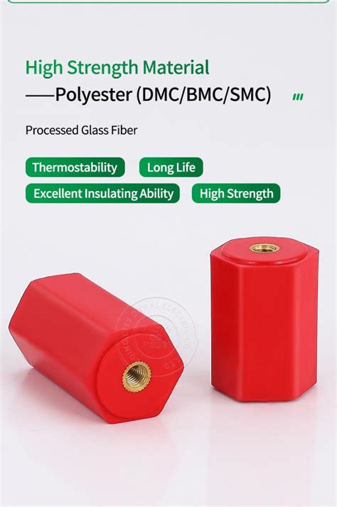Dmc Fibreglass Busbar Isolator En Polyester Standoff With Screw High